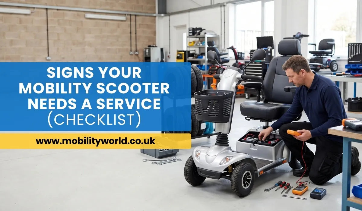 Signs Your Mobility Scooter Needs a Service (Checklist)– Mobility World UK