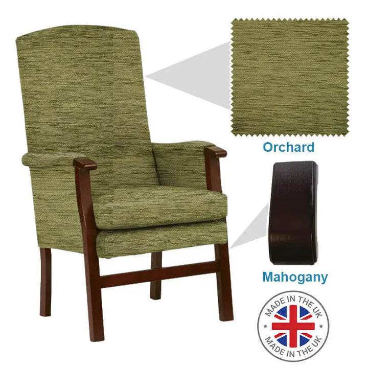 High Seat Orthopaedic Chairs for Elderly | Wingback, Fireside Chairs ...