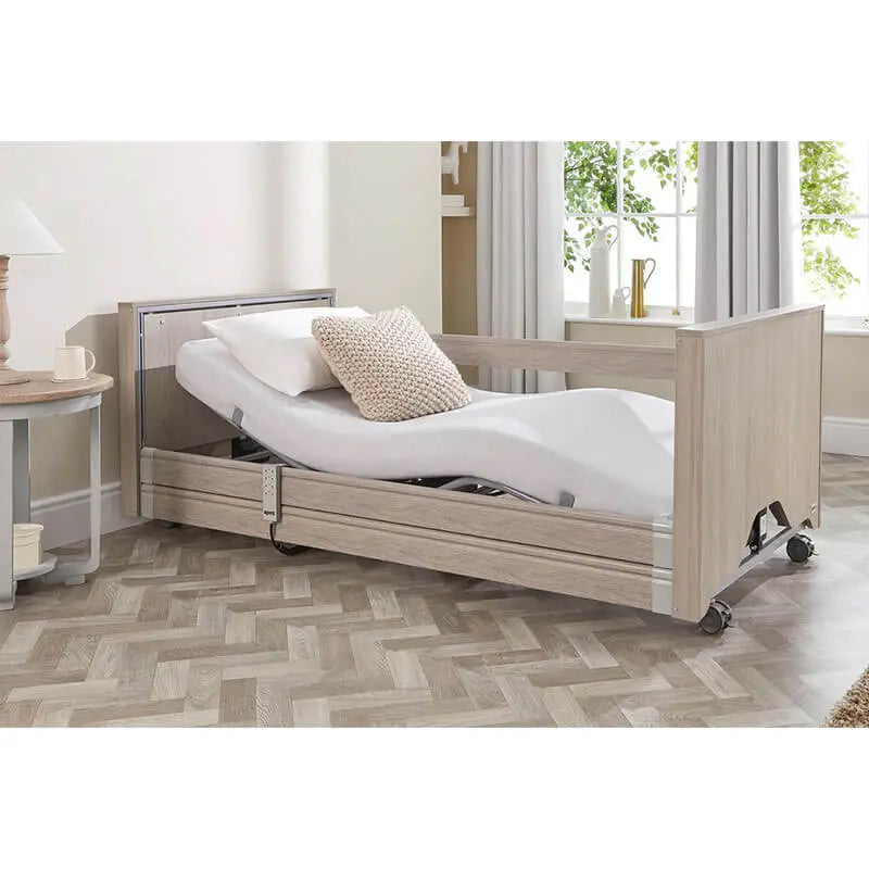 Opera Enclosed 3ft Low Classic Profiling Bed With Cot Sides – Mobility ...