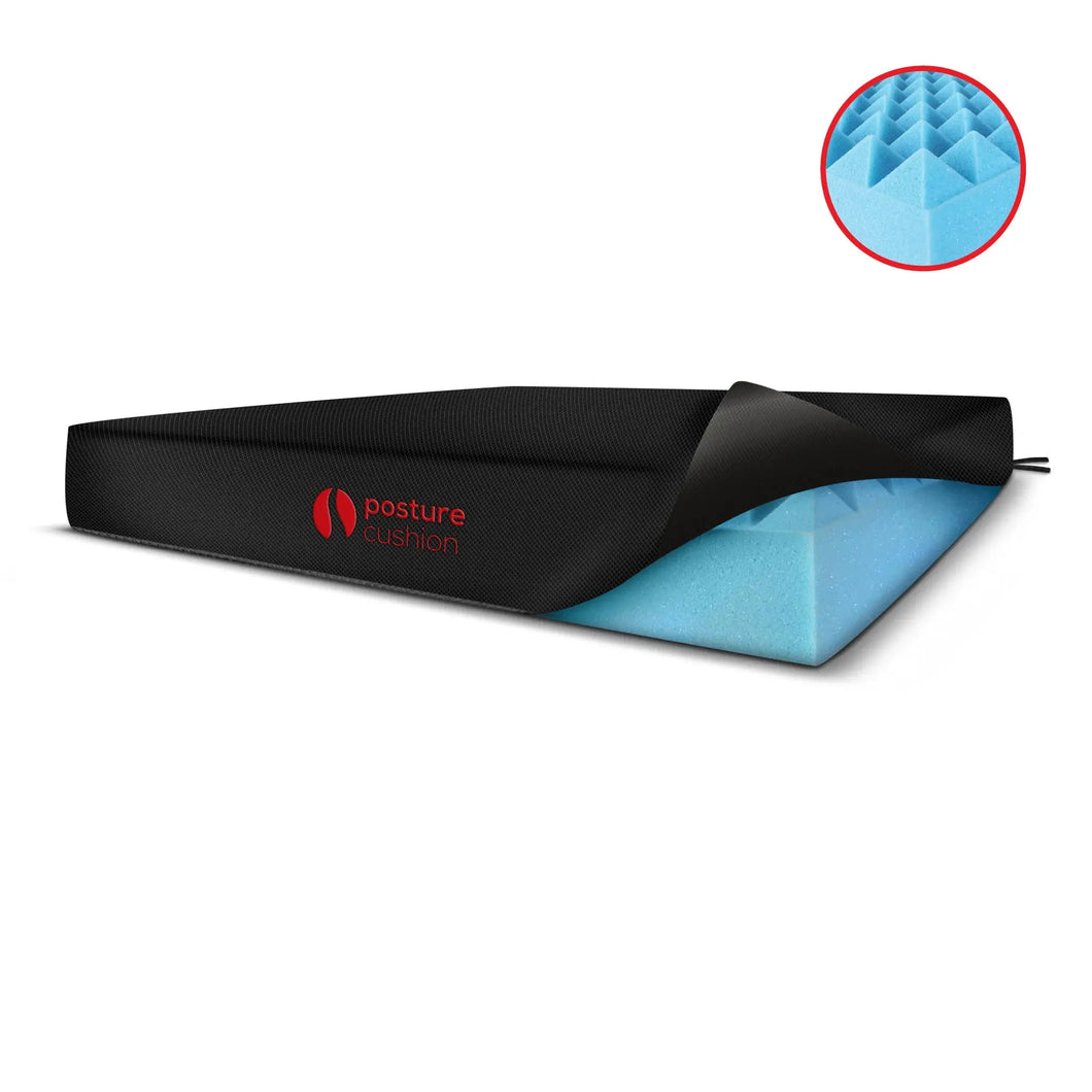 Posture Cushion Pyratex Wheelchair Seat Booster Cushion With AirTech C ...