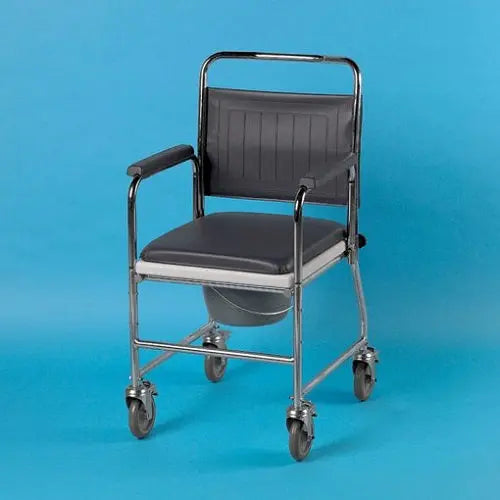 Days Chrome Plated Steel Wheeled Commode – Mobility World UK