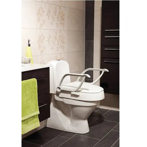 Etac Cloo Height Adjustable Raised Toilet Seat – Mobility World UK