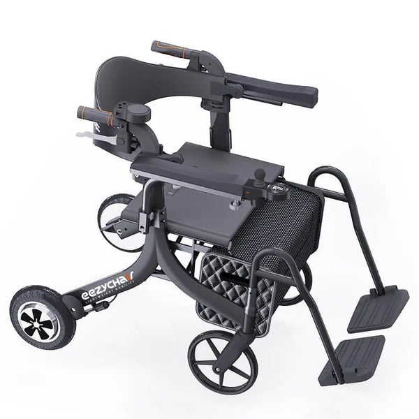 Eezy Roller Electric Rollator Wheelchair | The 4-in-1 Ultra Light Folding Electric Walker-to ...