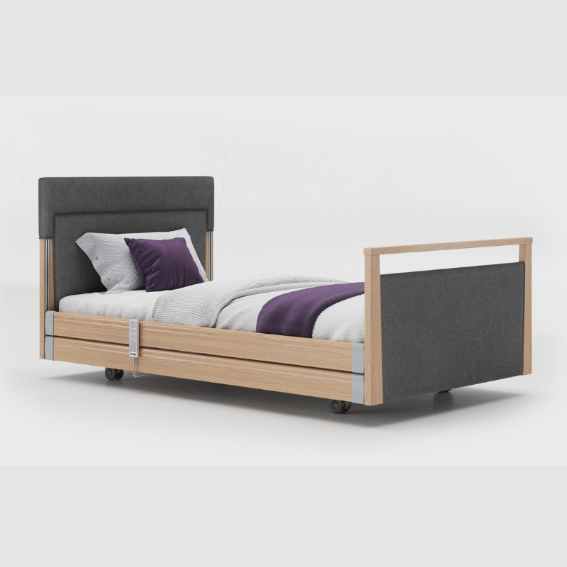 Opera Signature Upholstered Profiling Bed With Cot Sides – Mobility ...
