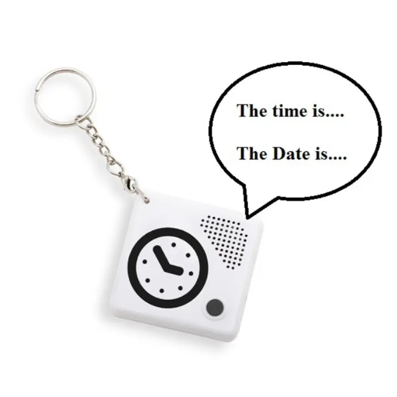 Talking Keychain Pocket Clock – Mobility World UK